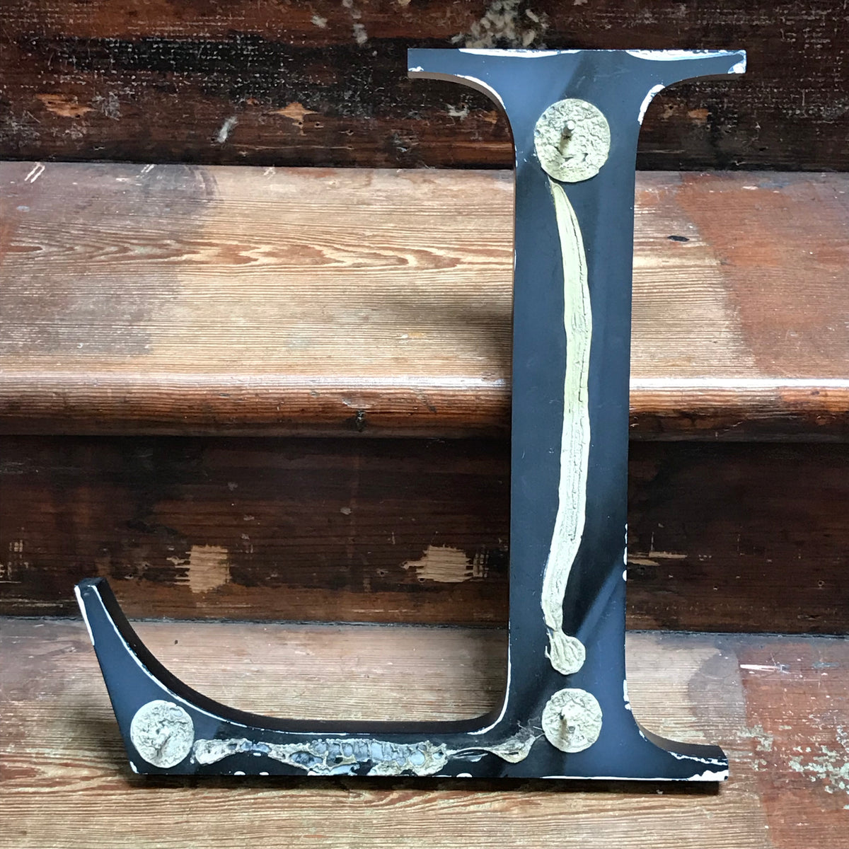 SOLD - Large Black "L” Letter Font – PamPicks