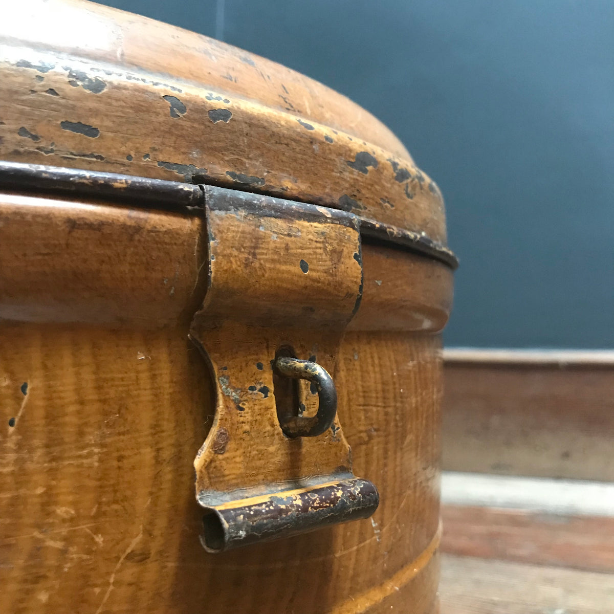 SOLD - Victorian Antique Metal Hat Box – PamPicks